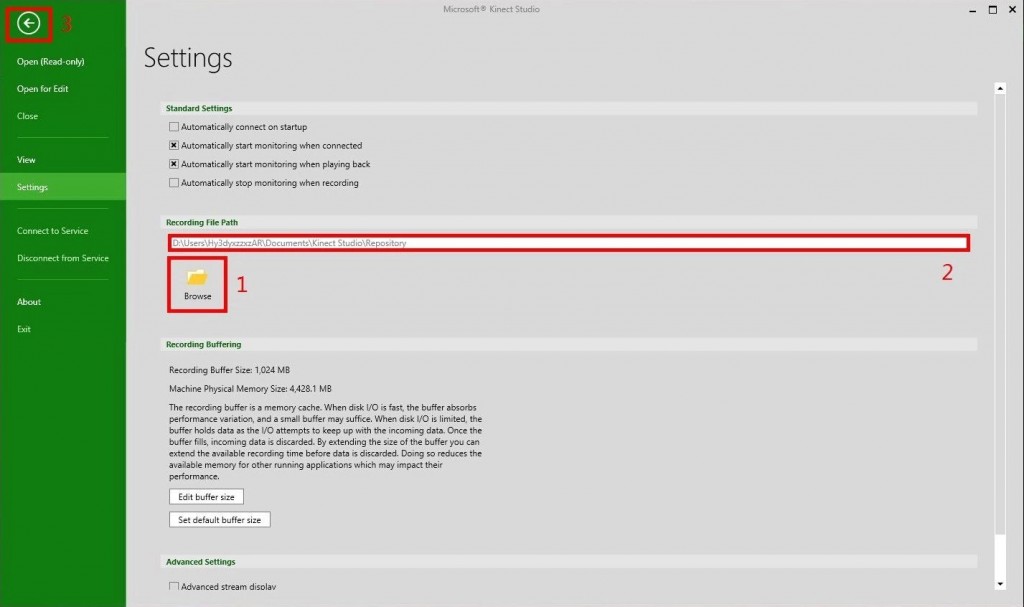 [转]Kinect Studio 2.0的使用方法-小明编程